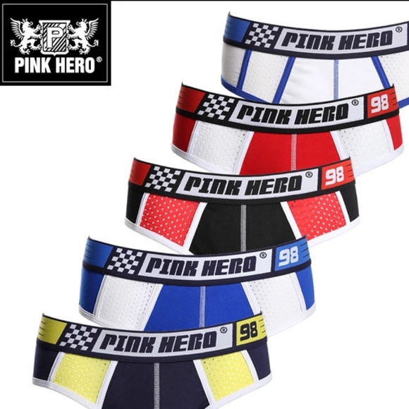 Underwear & Socks | Pink Hero Briefs Black | Poshmark